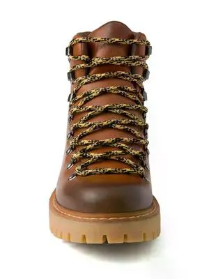 Prada Laced Leather Boots