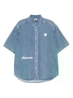 AAPE BY *A BATHING APE Striped Denim Shirt