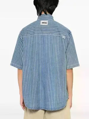 AAPE BY *A BATHING APE Striped Denim Shirt