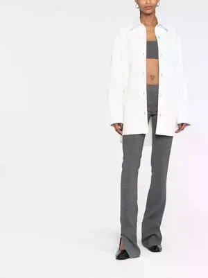 COURREGES Strap-detail Button-up Shirt