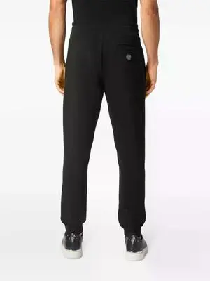 Philipp Plein Rhinestone-embellished Skull Joggers - Black