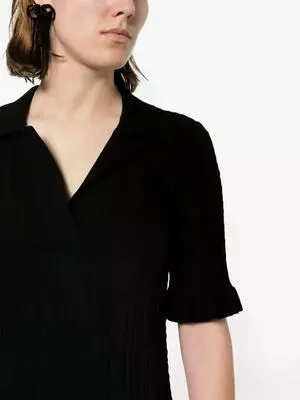 Viktor & Rolf V-neck Knitted Midi Dress