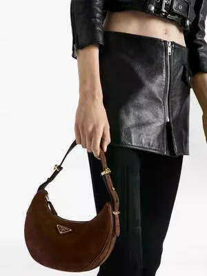 Prada Leather Mini Skirt