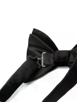 FURSAC Adjustable Velvet Bow Tie - Black