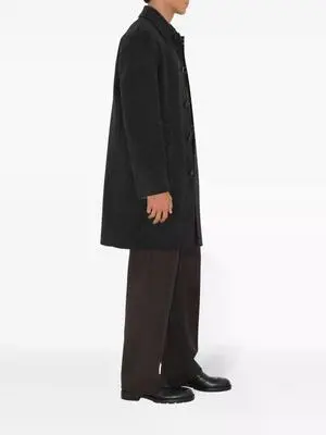 Burberry Double-faced Wool Car Coat With Check Interior