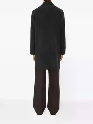 Burberry Double-faced Wool Car Coat With Check Interior