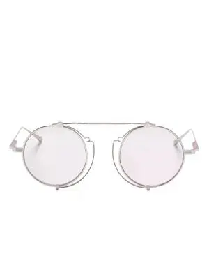 Matsuda Round-frame Sunglasses - Silver
