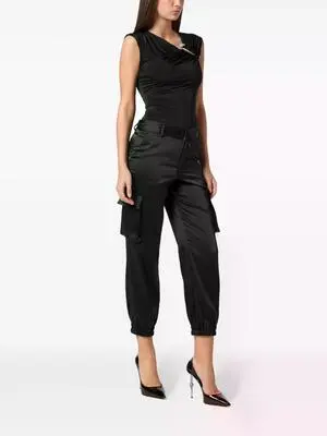 Philipp Plein Silk Cargo Trousers