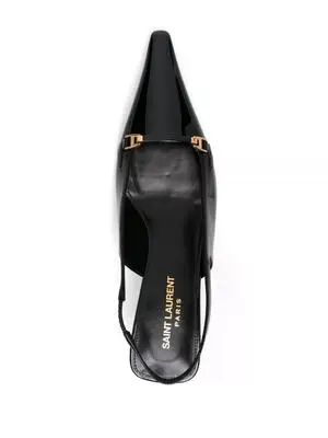 Saint Laurent Carine 55mm Patent-leather Pumps - Black