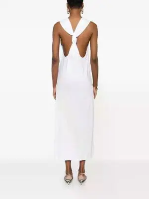 Loulou De Saison Rayna Midi Dress - White