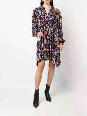 IRO PARIS Floral Print Dress