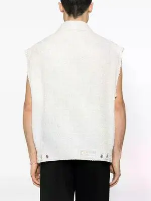 Gcds Sequin-embellished Tweed Gilet