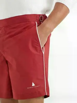 Brunello Cucinelli Logo-print Swim Shorts