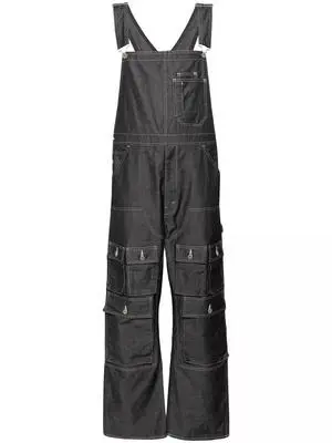 Junya Watanabe Cargo-pocket Denim Overalls - Blue