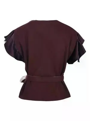 LANVIN Wrap Blouse