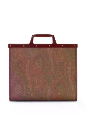 Etro Pegaso Motif Shopping Bag
