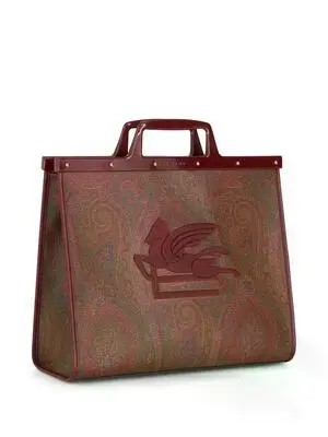 Etro Pegaso Motif Shopping Bag
