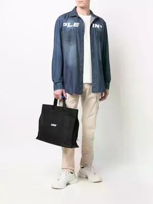 Philipp Plein Logo Denim Shirt