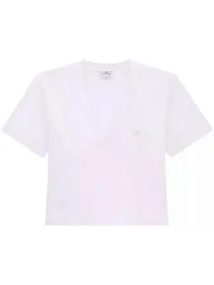 Courreges V Neck T-shirts For Women