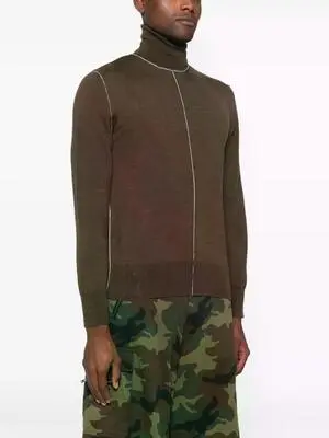 MAISON MARGIELA Raised-seam Virgin Wool-blend Sweater