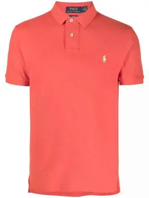 Polo Ralph Lauren Embroidered Logo Polo Shirt - Red