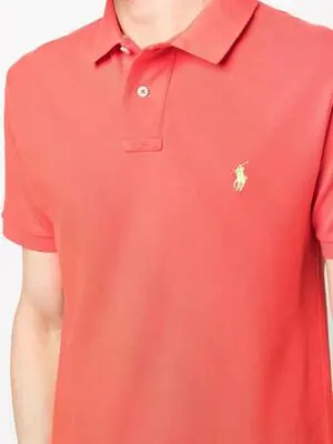 Polo Ralph Lauren Embroidered Logo Polo Shirt - Red