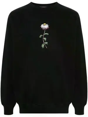 MARGHERITA MACCAPANI Floral-print Cotton Sweatshirt