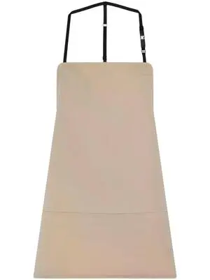 COURREGES Backless Twill Minidress - Neutrals