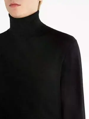 Etro Roll-neck Cashmere-silk Blend Jumper - Black