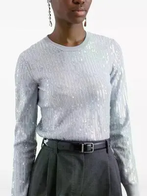 Dolce & Gabbana Sequin Knitted Top