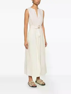 Woolrich Belted Midi Dress - Neutrals