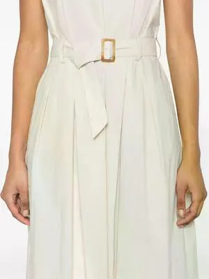 Woolrich Belted Midi Dress - Neutrals