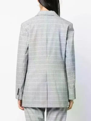 Tommy Hilfiger Checked Double-breasted Blazer
