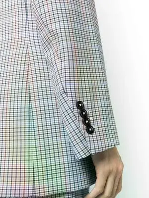 Tommy Hilfiger Checked Double-breasted Blazer