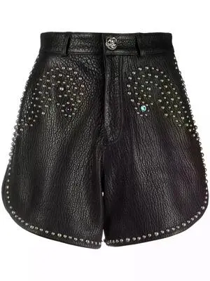 Philipp Plein High Waisted Shorts For Women