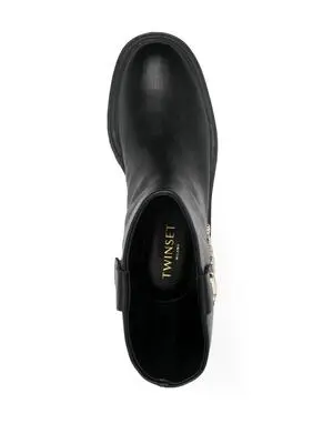 TWINSET Logo-plaque Ankle Boots