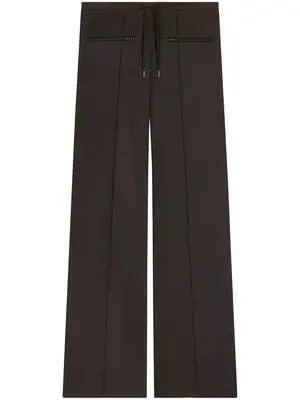 COURREGES Tracksuit Interlock Low-rise Baggy Pants - Black