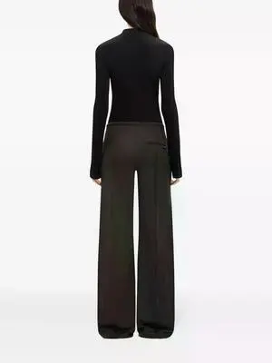 COURREGES Tracksuit Interlock Low-rise Baggy Pants - Black