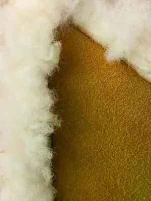 Prada Suede Shearling Baseball Cap