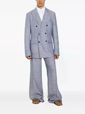 Dolce & Gabbana Taormina Double-breasted Blazer - Blue