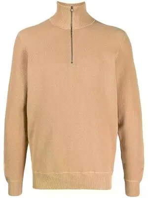 Pringle Of Scotland Half-zip Cotton Jumper