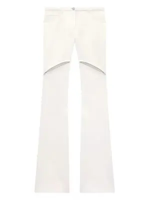 COURREGES Ellipse Zipped Twill Trousers