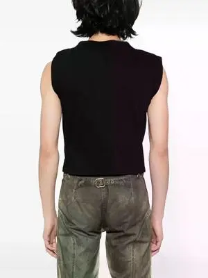 P.L.N. Zip-embellished Tank Top