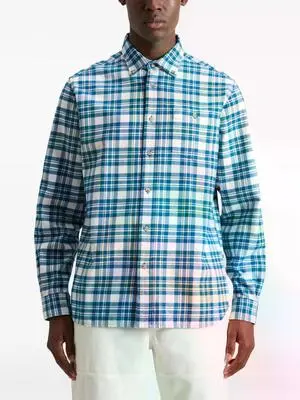 Woolrich Check Pattern Flannel Shirt - Blue