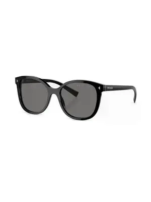 Prada Symbole Round-frame Sunglasses - Black