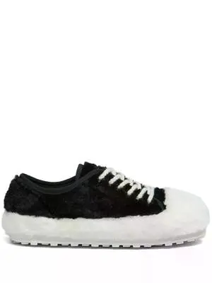 Marni Teddy Lace-up Sneakers - Black