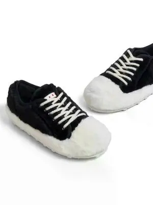 Marni Teddy Lace-up Sneakers - Black