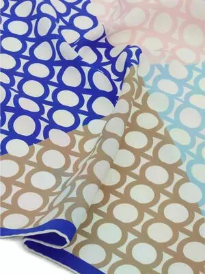 FERRAGAMO Gancini-print Bandana