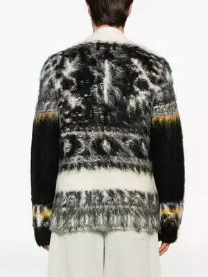 Sacai Patterned Pocket Cardigan
