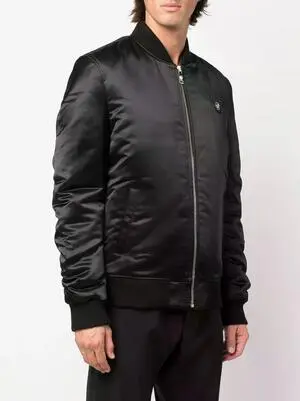 Philipp Plein Teddy Bear Print Bomber Jacket